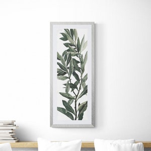 Printable Wall Art Greenery Prints Botanical Artwork 12x36 Long ...