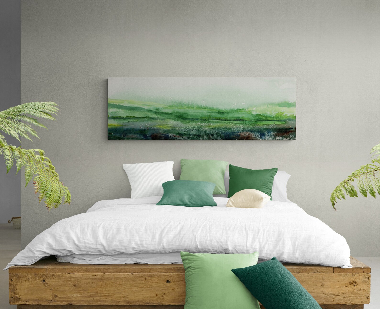 Long Narrow Horizontal Landscape Art Canvas Wall Art Prints - Etsy