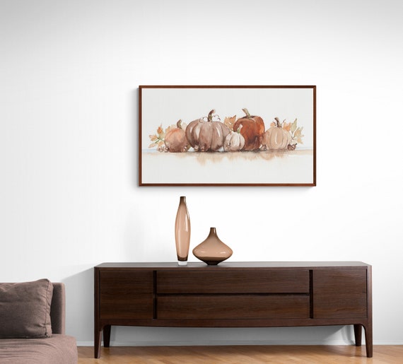 Fall Samsung Frame TV Art Fall Pumpkins the Frame TV Art | Etsy
