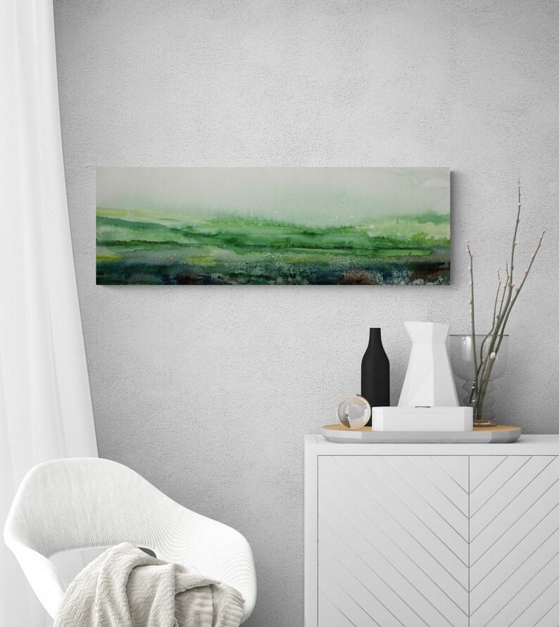 Long Narrow Horizontal Landscape Art Canvas Wall Art Prints - Etsy