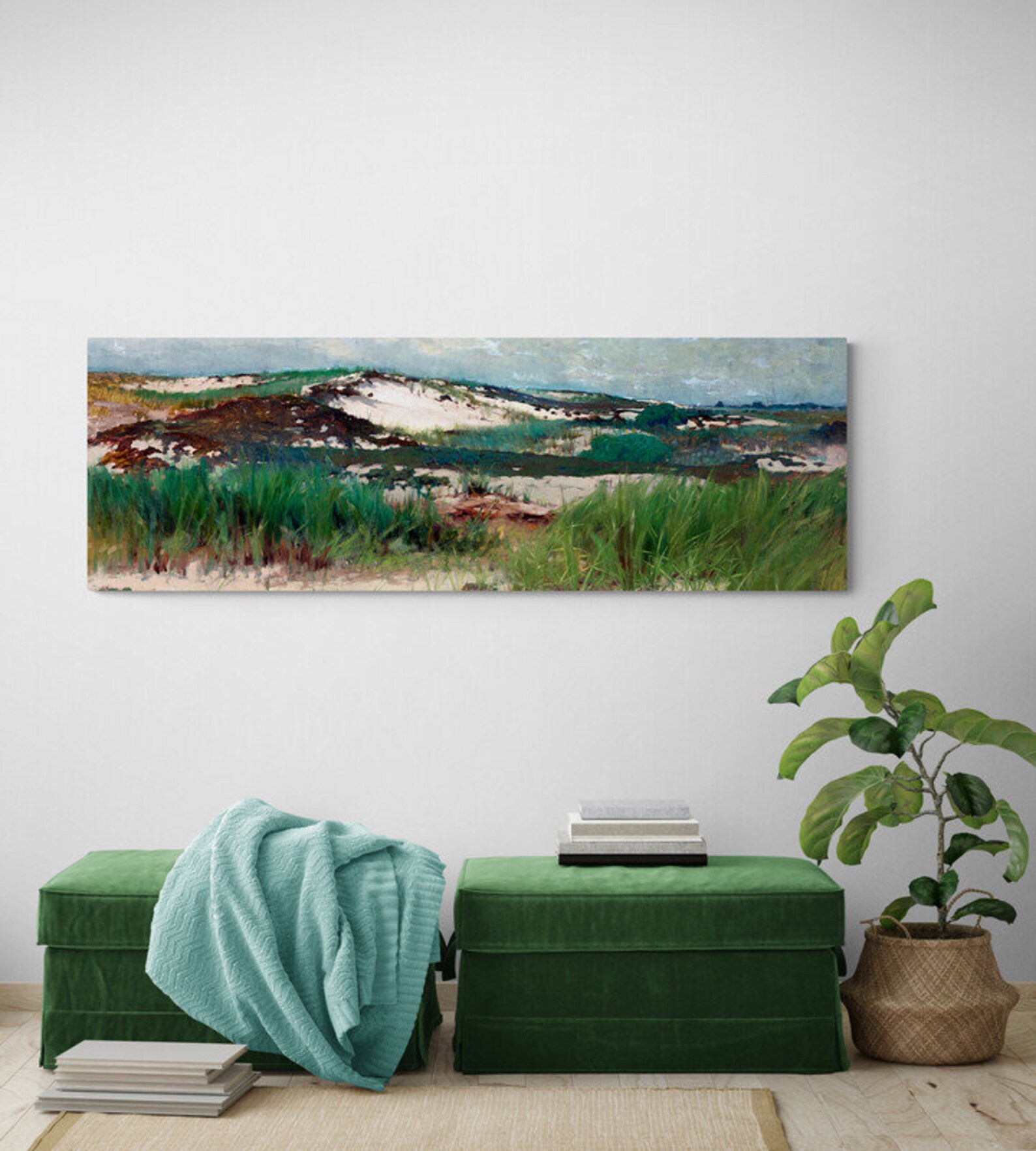 Large Vintage Landscape Painting Canvas Wall Art Prints - Etsy