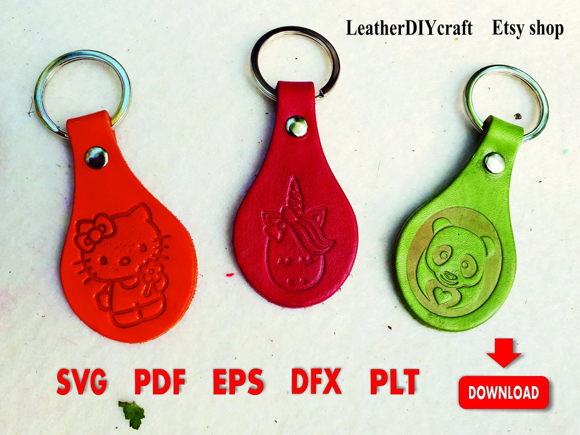 Childrens Keychain Blank SVG Template Laser Cut Files - Etsy