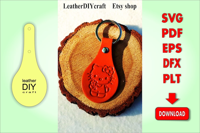 Childrens Keychain Blank SVG Template Laser Cut Files - Etsy