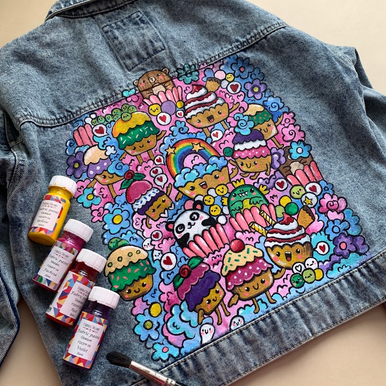 Hand Painted Jeans Jacket,personalized Denim Jacket - Individual ...