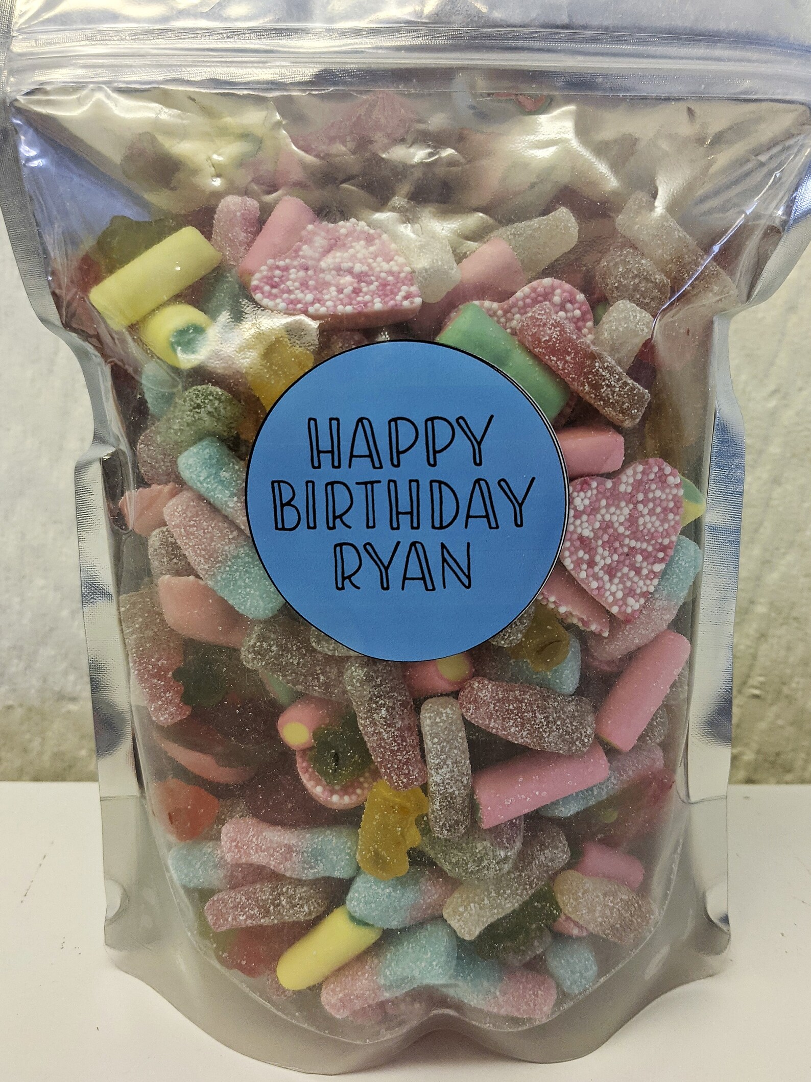 Pick N Mix Sweet Bag 400g 800g 1kg 1.5kg Pouch Personalised Gift ...