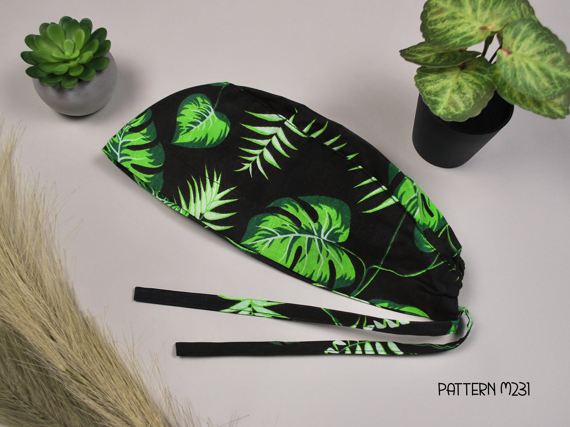 Scrub Caps for Men Surgical Cap Leaf Mens Scrub Hats Leaves - Etsy