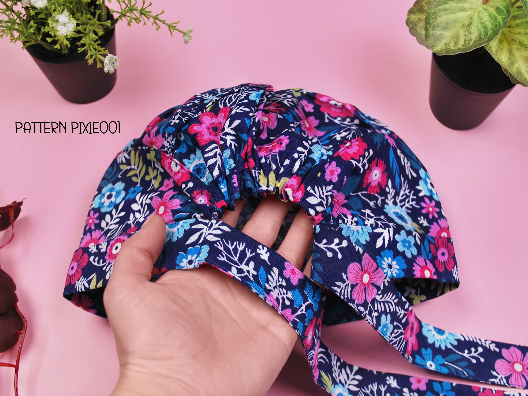 Floral Scrub Caps, Pixie Surgical Cap, Scrub Hats for Women, Scrub Hat ...