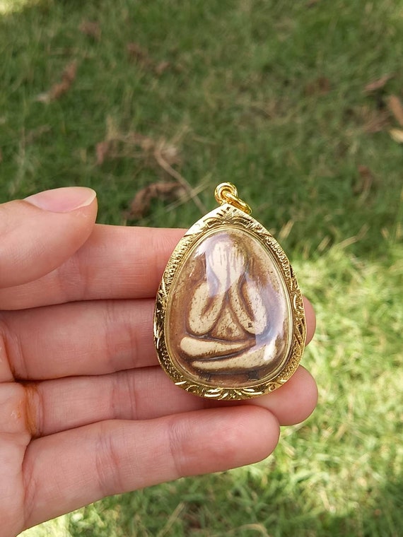 New Phra Pidta Jumbo Talisman LP Toh Gold Micron Pendant Thai - Etsy ...