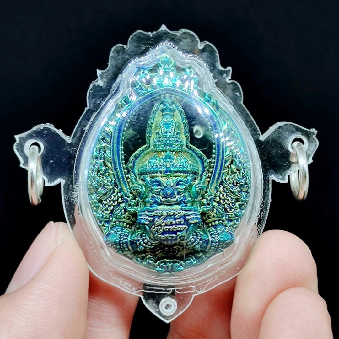 Gorgeous Phra Rahu Om Jan Thai Amulet Charm Buddha Talisman - Etsy