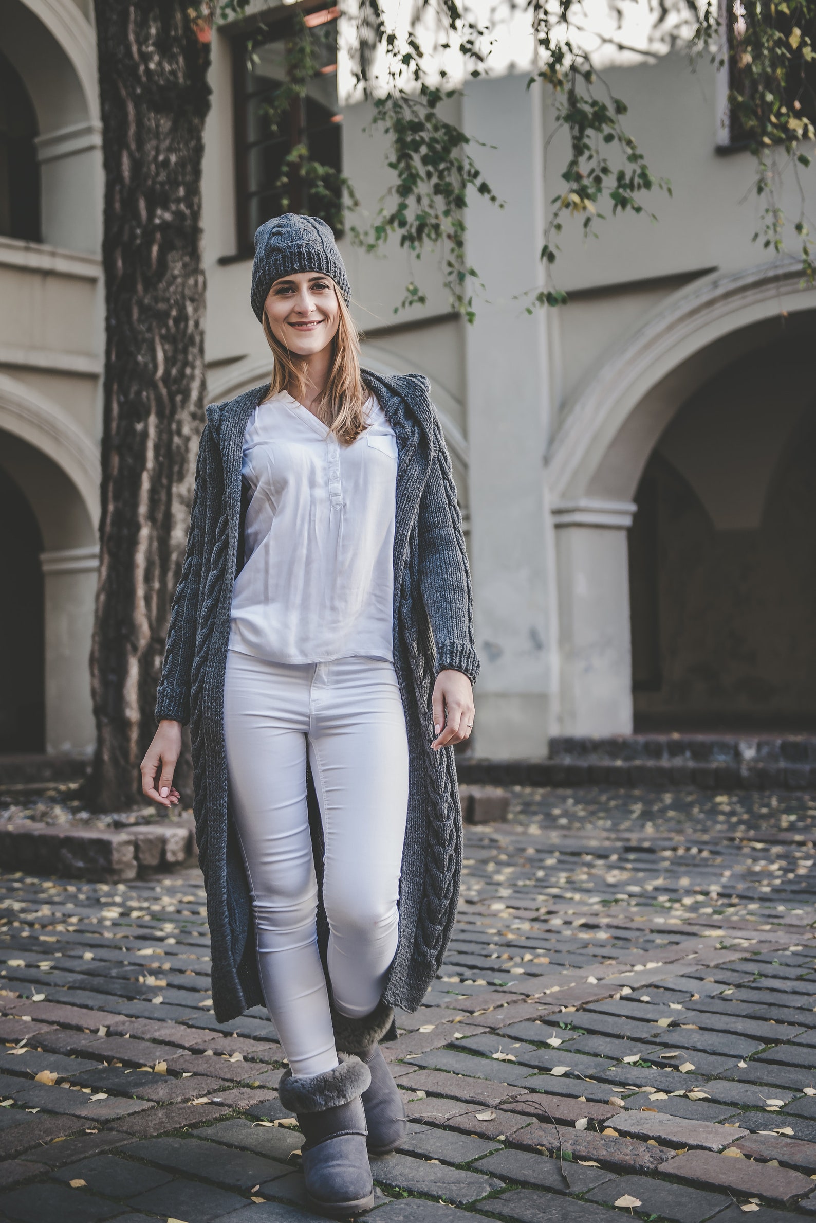 Long Women Cardigan Cowl Long Coat Bulky Aran Coat Thick | Etsy