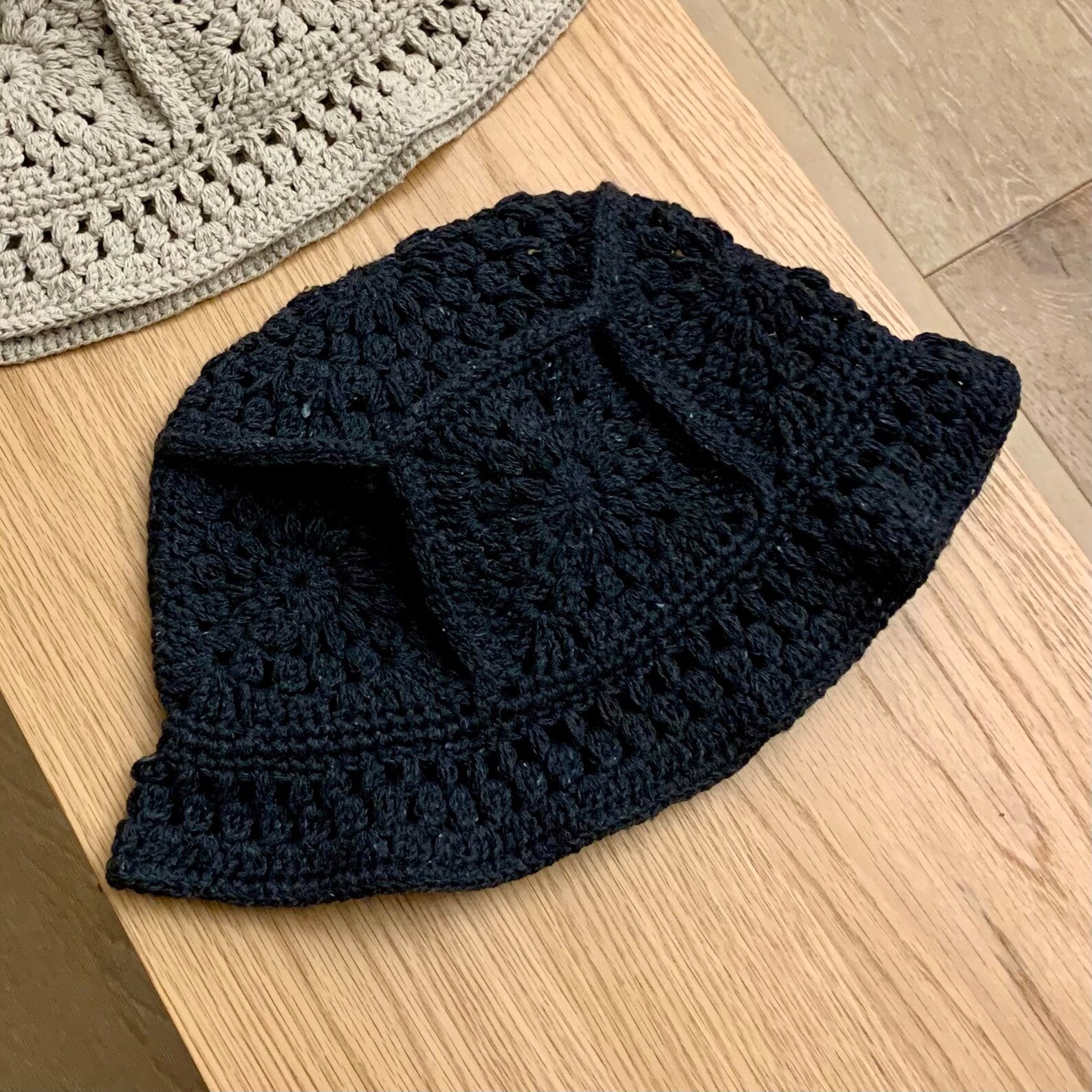 Handmade Recycled Cotton Bucket Hat Crochet / Macrame Style - Etsy