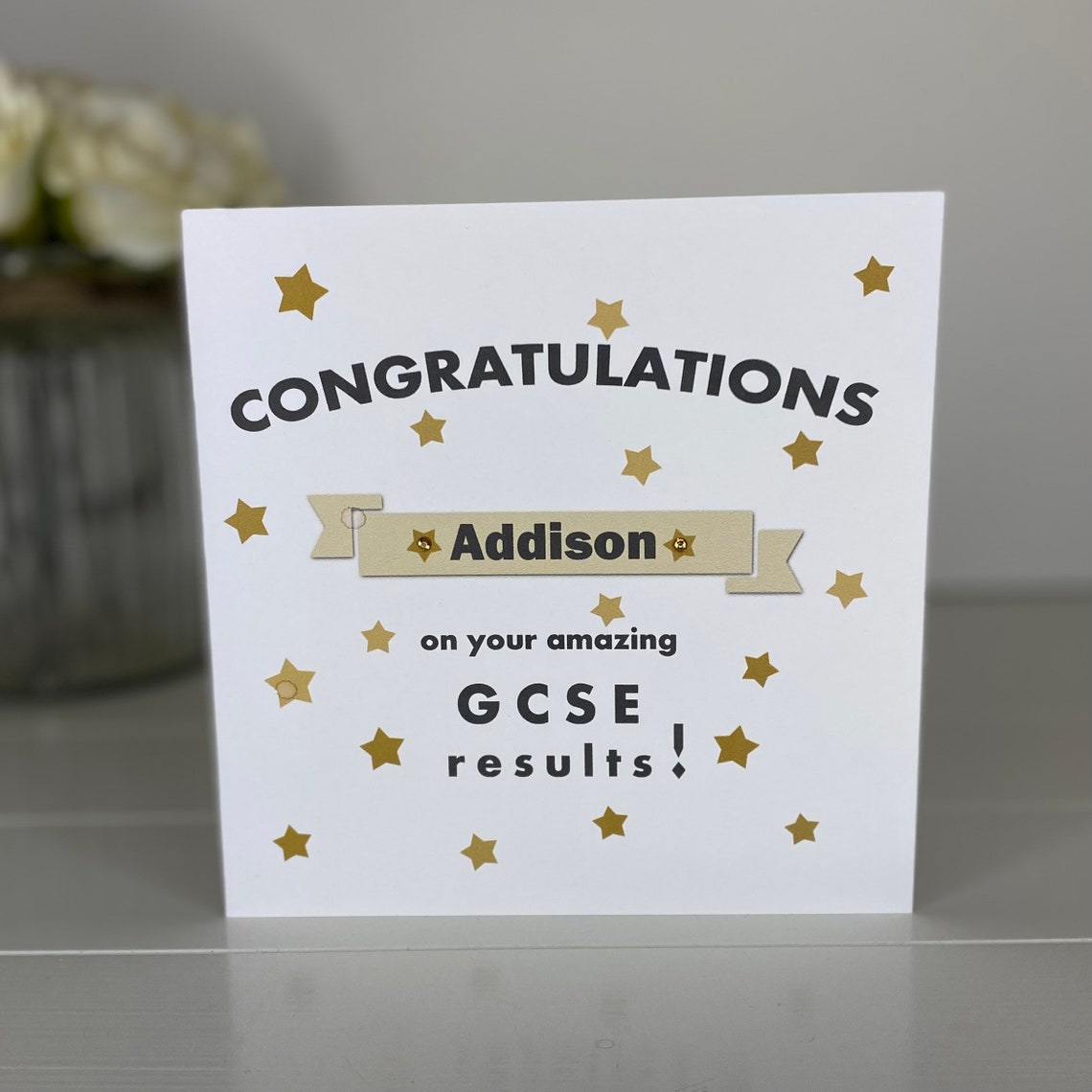Personalised Exam Congratulations Card GCSE Results Card A - Etsy UK
