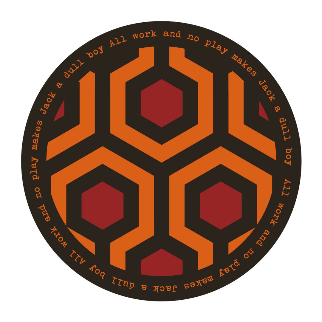 All Work and No Play SHINING Sticker - Etsy
