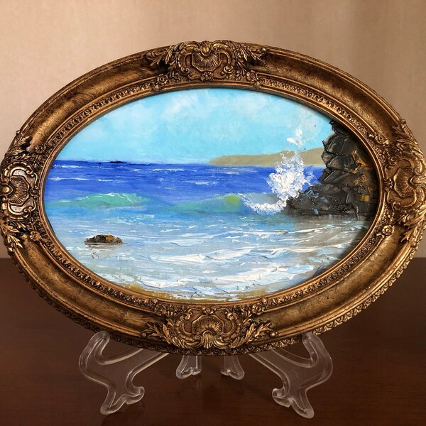 Oval Beach Art - Etsy