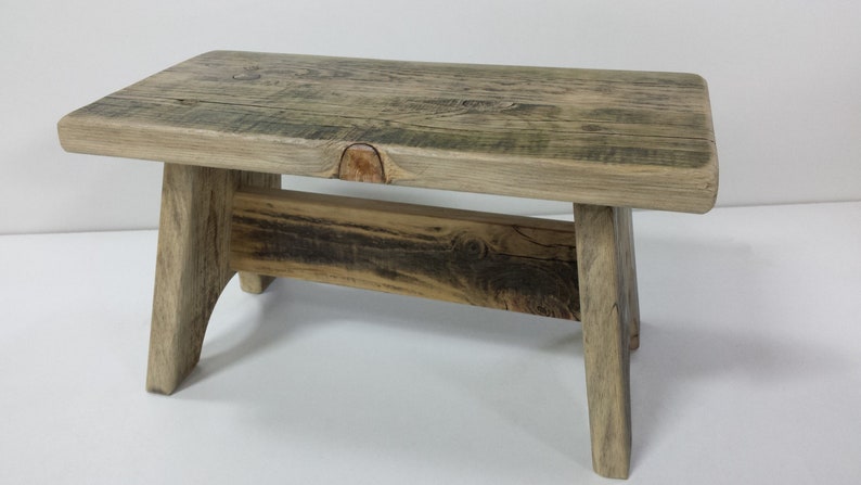 Recycled Wood Rustic Step Stool | Etsy