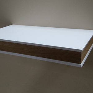 Floating Shelf With Hidden Drawer and Magnet Lock - Etsy