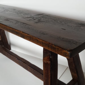 Rustic Bench - Etsy
