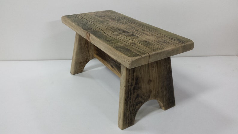 Recycled Wood Rustic Step Stool | Etsy