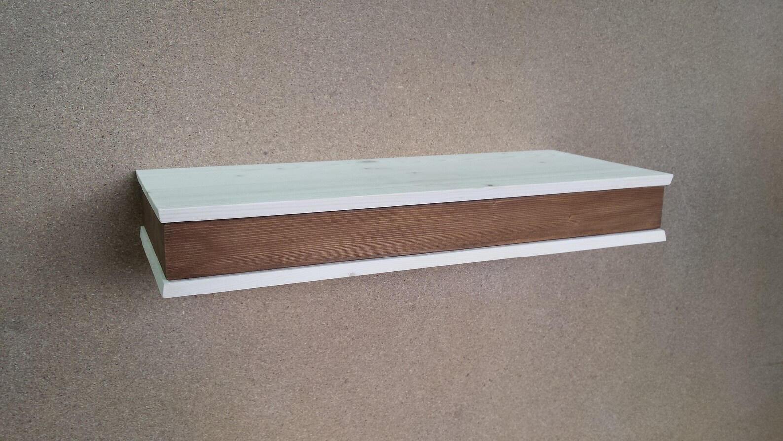 Wooden Shelf With Hidden Drawer and Magnetic Lock - Etsy