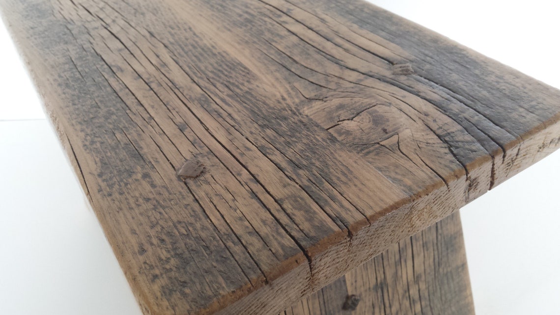 Recycled Wood Rustic Step Stool - Etsy