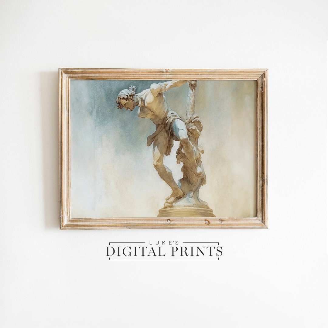Ancient Greek Mythology Watercolor Print - Digital Download - Vintage ...
