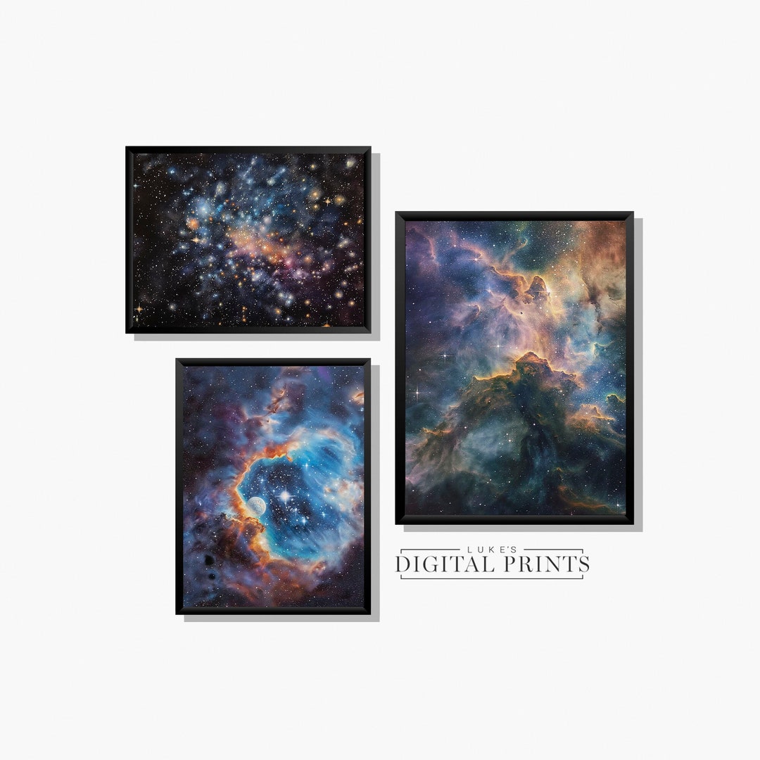 Sprinkle of Stars Print Set of 3 - Digital Download Bundle - Cosmic ...