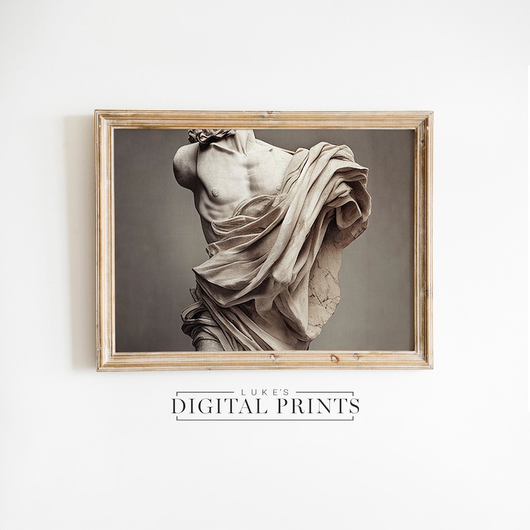 Ancient Rome Sculpture Art - Digital Print Download - Vintage Classical ...