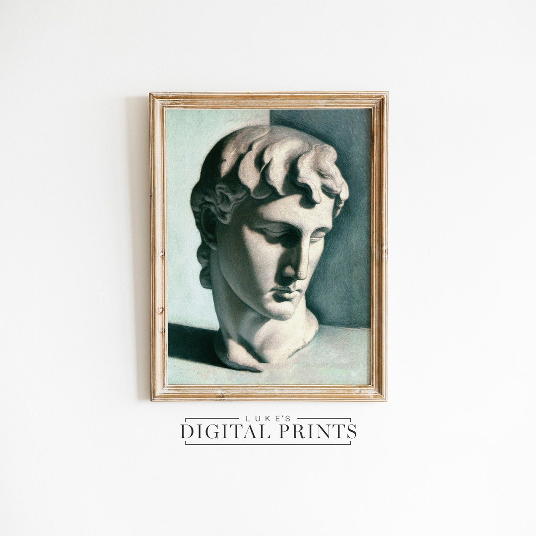 Ancient Rome Classical Bust Artwork Digital Print Download Sculptured ...