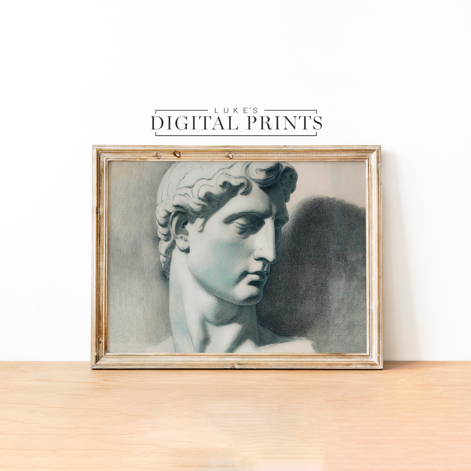 Ancient Rome Classical Bust Art Digital Print Download Vintage Head ...
