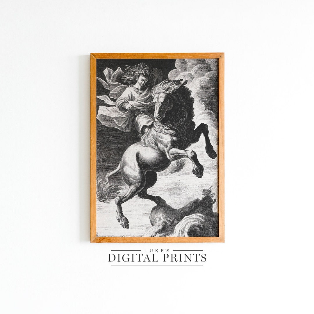 Greek Mythology Art Print - Digital Download - Vintage Greek God ...