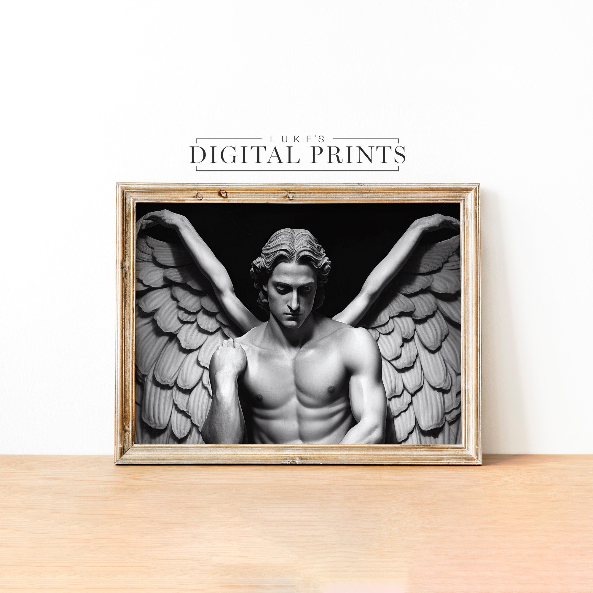Lucifer Sculpture Print Digital Download Occult Devil - Etsy