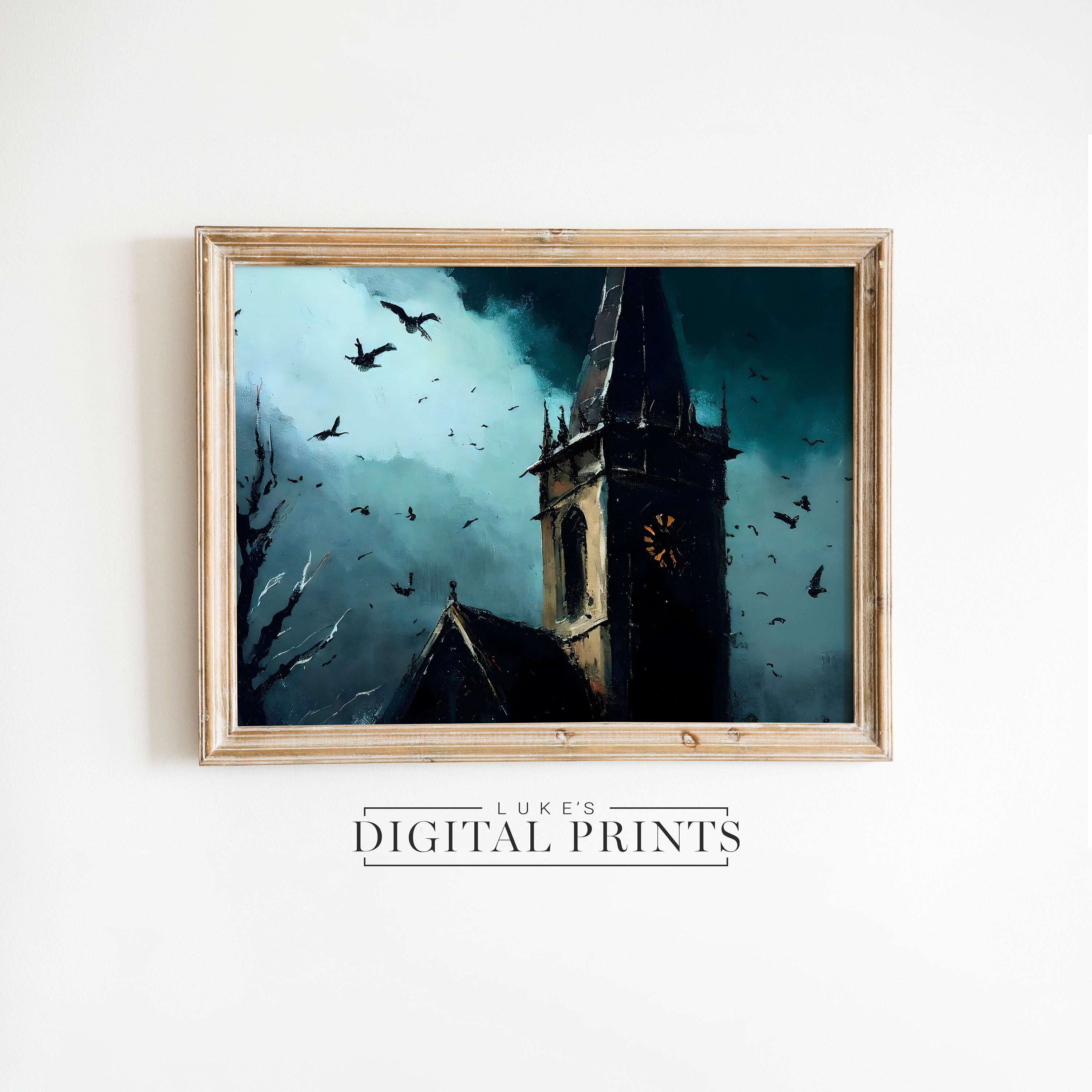 PRINTABLE Gothic Architecture Painting Set of 3 - Digital Art Print ...