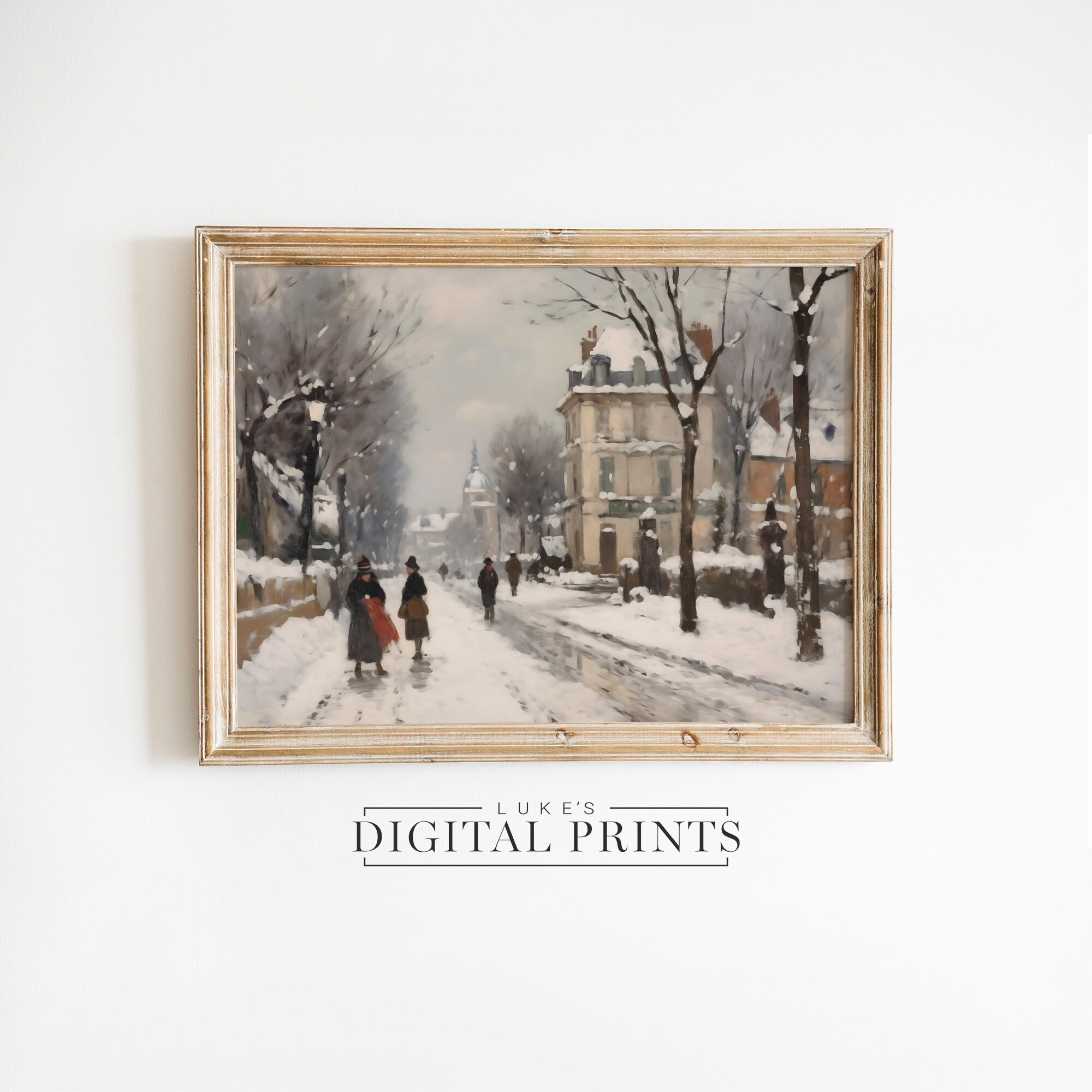 Winter Art Collection PRINTABLE Decor Set of 6 Digital Print Download ...