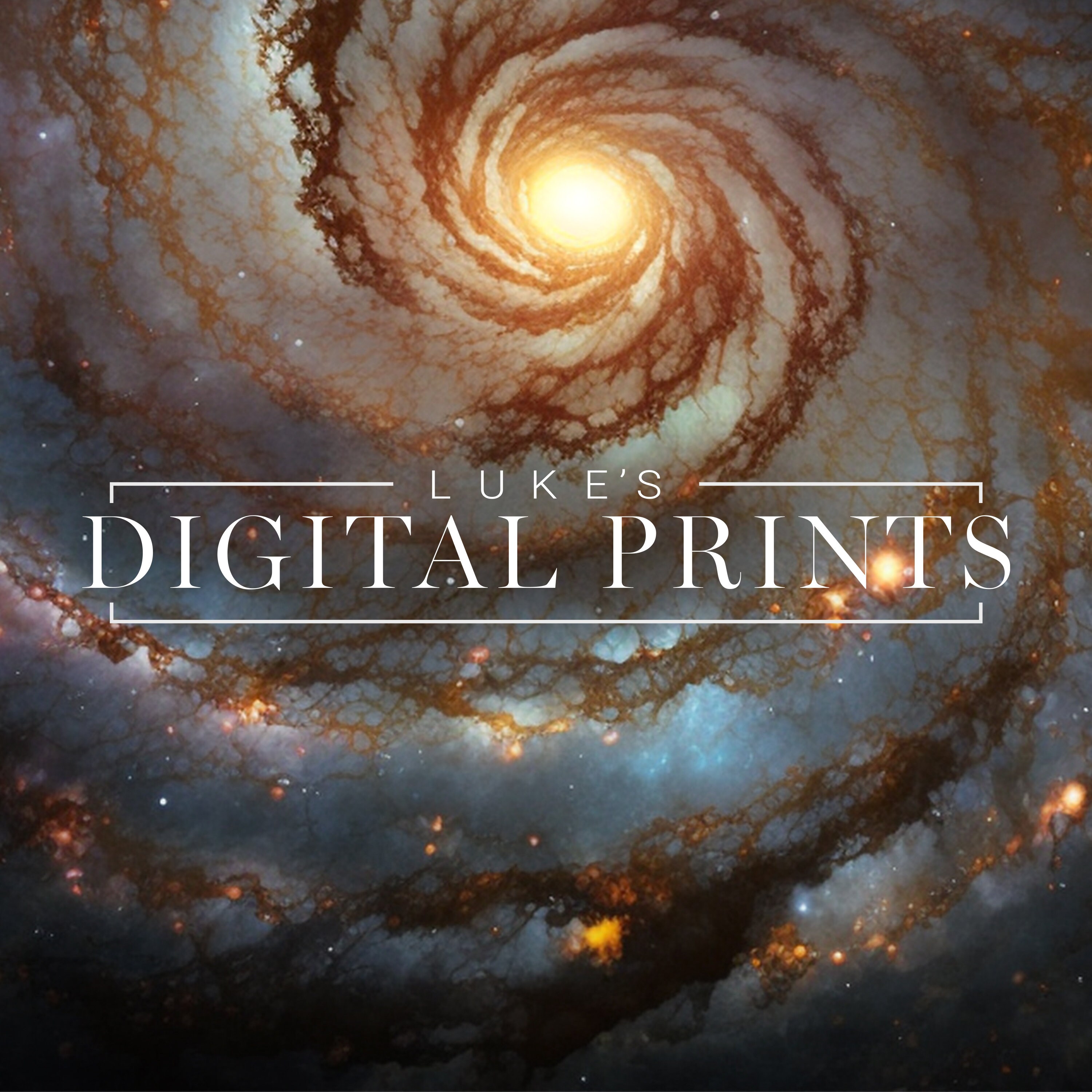 Galaxy Space Print the Milky Way Digital Print Download Poster Cosmic ...