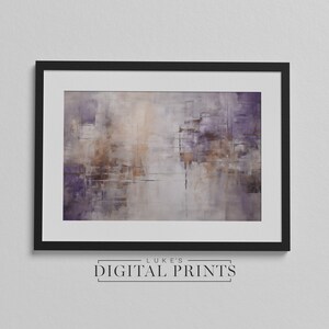 Textured Abstract Purple Print - Contemporary Wall Art - PRINTABLE ...