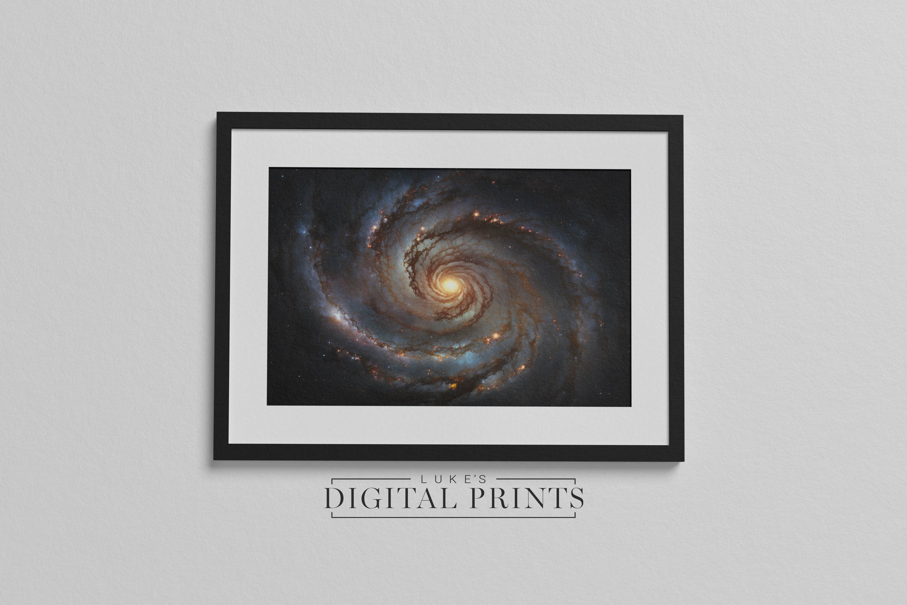 Galaxy Space Print the Milky Way Digital Print Download Poster Cosmic ...