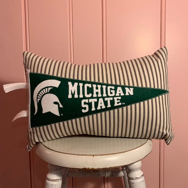 Michigan Pillow - Etsy