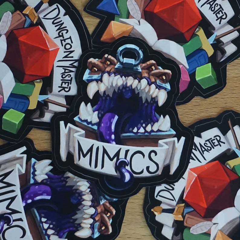 Dnd Class Stickers | Vinyl Waterproof Sticker, Class Hit Dice, Dungeons ...