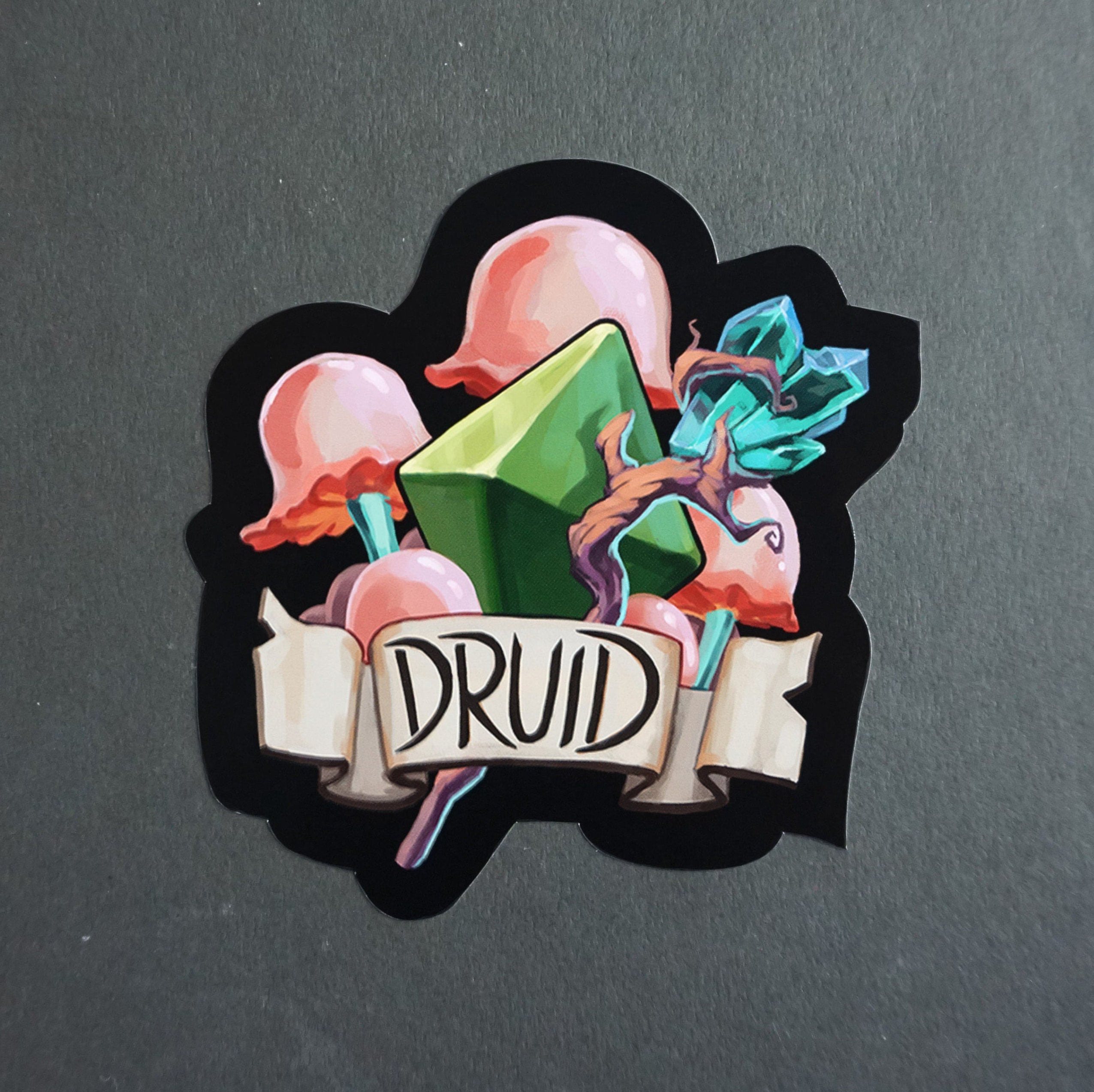 Dnd Druid Sticker Vinyl Waterproof Sticker Class Hit Dice - Etsy
