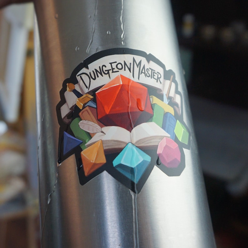 Dnd Class Stickers | Vinyl Waterproof Sticker, Class Hit Dice, Dungeons ...