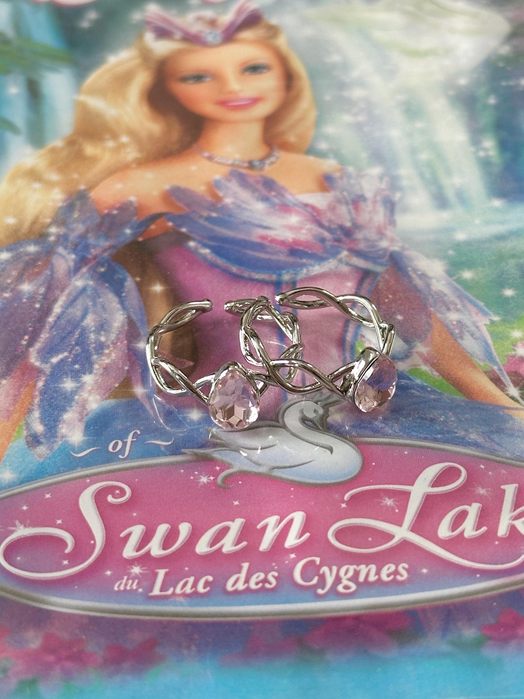 Swan Lake Rings, Barbie Inspired Pink Circlet Style Ring - Etsy
