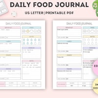 Food Journal - Etsy
