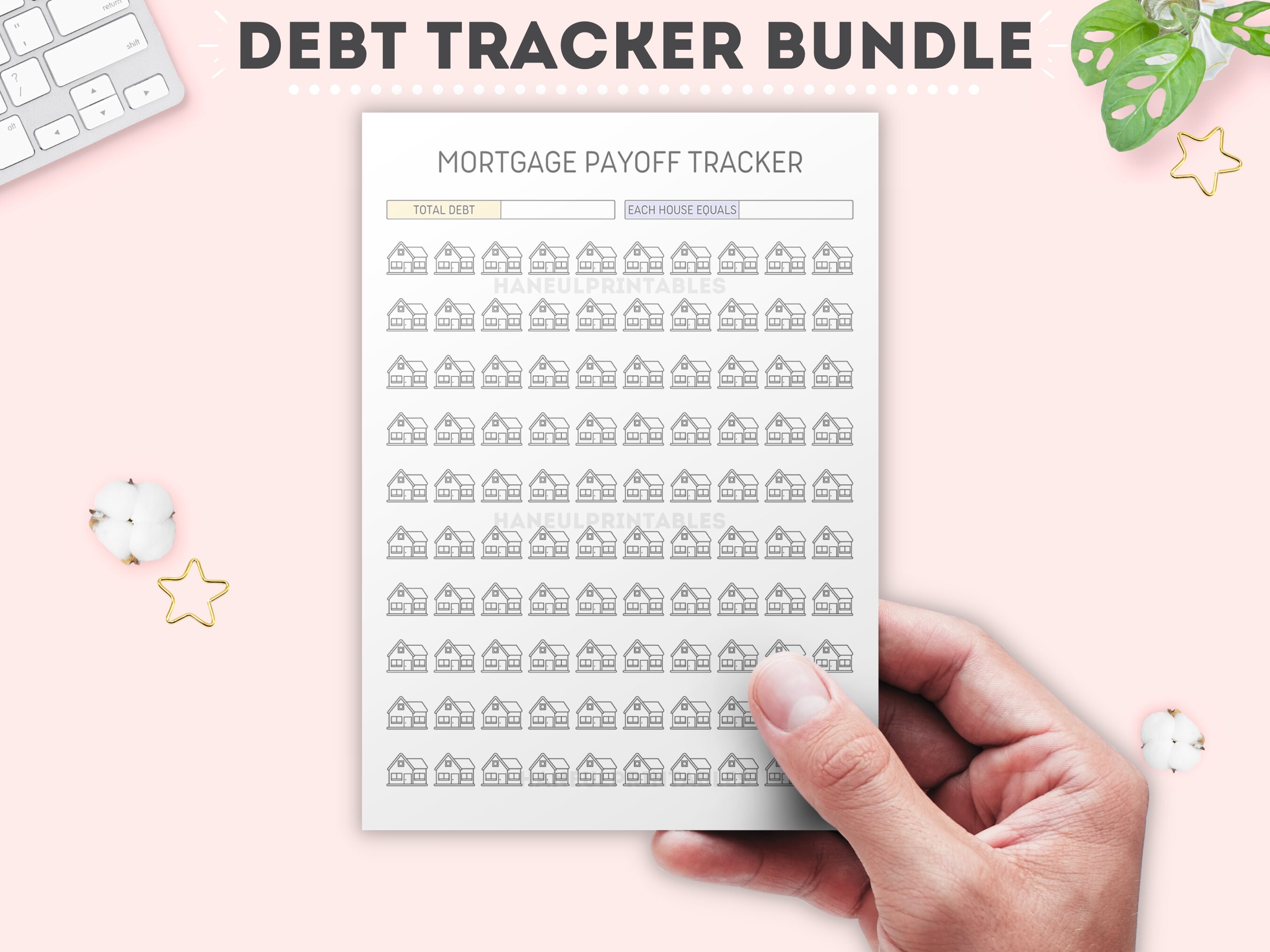 Printable Debt Payoff Tracker Bundle: Car, Credit, Student Loan (a4/a5 ...