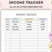 Editable Income Trackerprintable Financial Plannerincome - Etsy