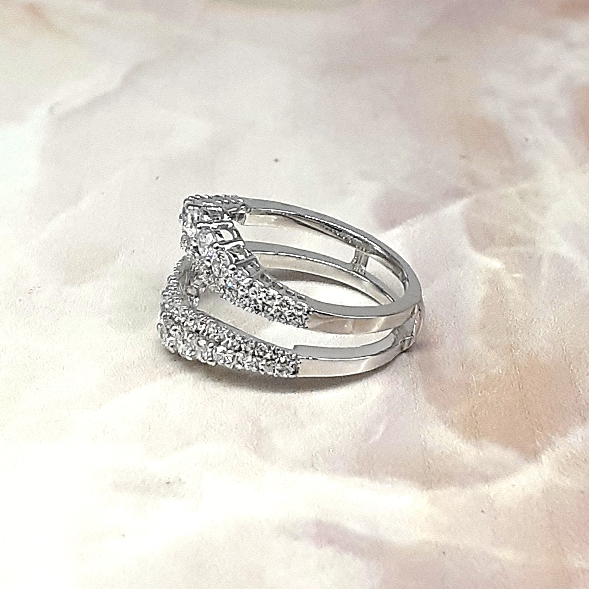 Diamond Enhancer Ring Engagement Enhancer Guard Wedding - Etsy