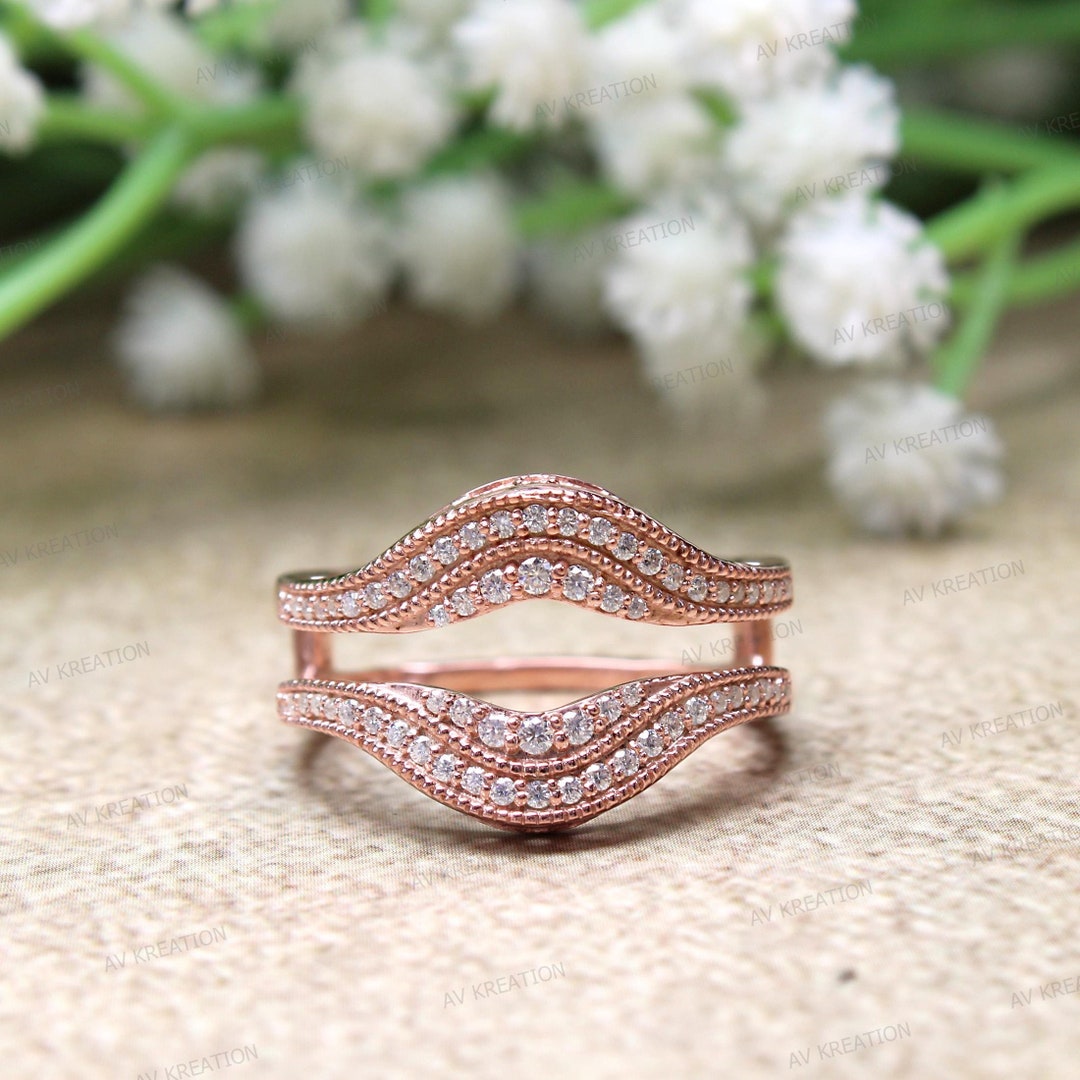 Diamond Enhancer Ring, Engagement Enhancer Guard, Wedding Enhancer Wrap ...