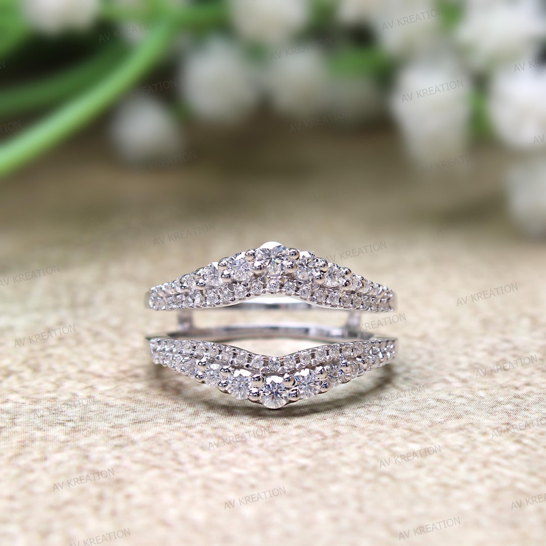 Diamond Enhancer Ring, Engagement Enhancer Guard, Wedding Enhancer Wrap ...