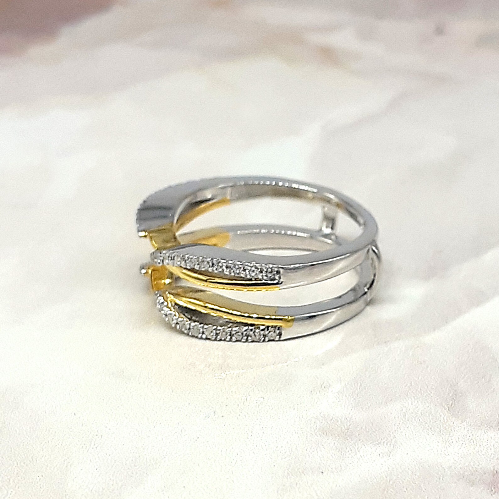 Enhancer Ring Engagement Enhancer Guard Ring Diamond Wedding - Etsy