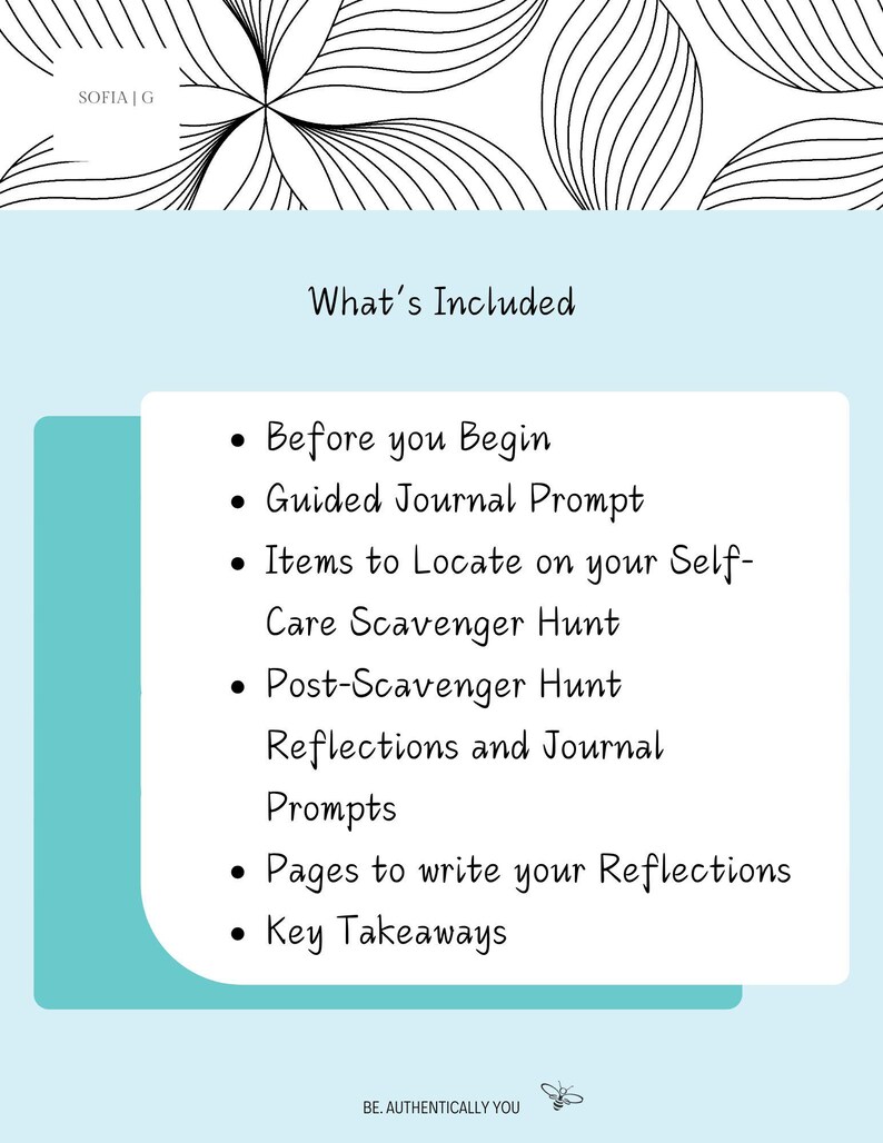 Be. MINDFUL Self-care Scavenger Hunt - Etsy