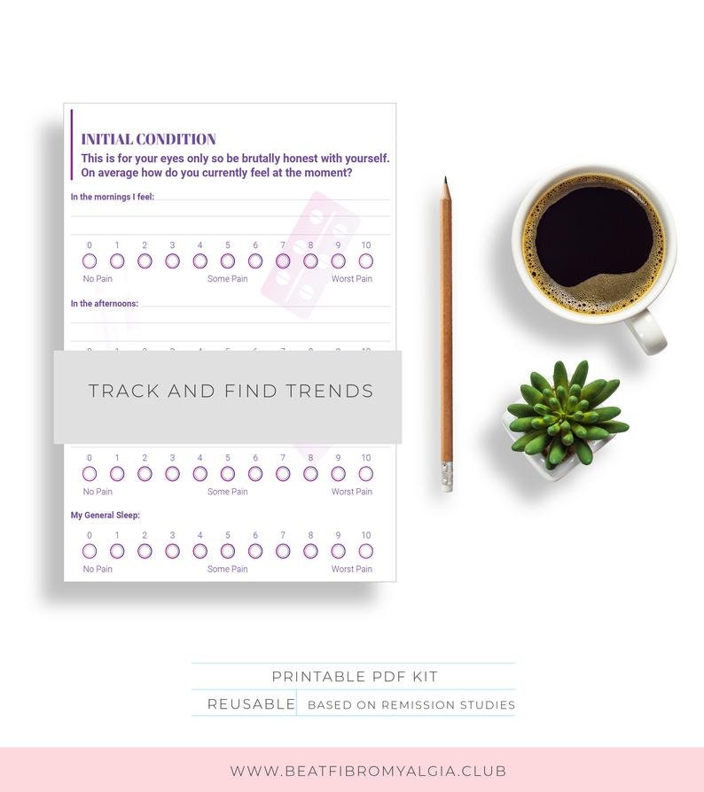 The Fibromyalgia Companion Journal: Fibro Remission Tracker - Etsy